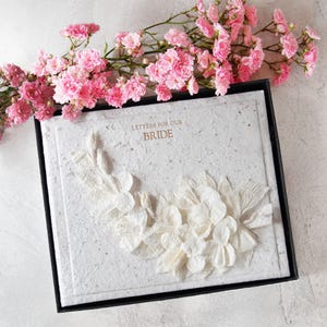 Flaura Personalised Handmade Vegan Leather Photo Album White Origami ...