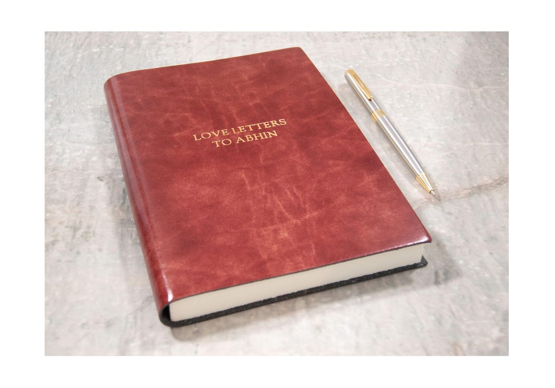 Romano Jazz A5 Personalised Handmade Italian Recycled Leather Journal ...