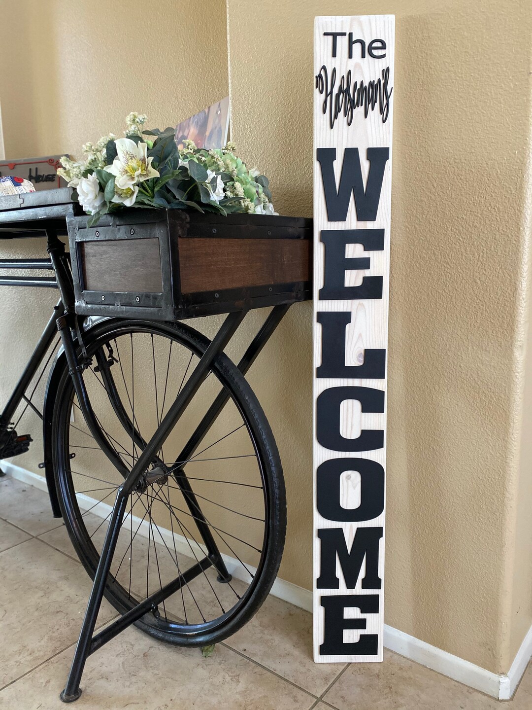Custom WELCOME Signs Personalized - Etsy