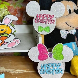 Happy Easter Mickey or Minnie Mouse Ears Magnet Only | Disney Ears ...