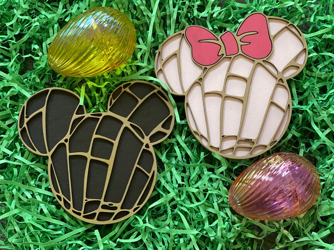 Concha Pan Dulce Mickey or Minnie Mouse Disney Inspired MAGNET - Etsy