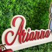 Snow White Inspired Custom Name Sign 14 Wide Nursery Disney Baby Shower ...
