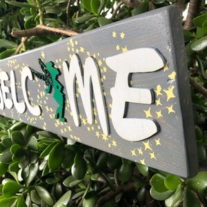 Tinkerbell Peter Pan Disney Welcome Sign - Etsy