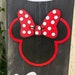 Minnie Mouse Sign Welcome Disney Inspired - Etsy