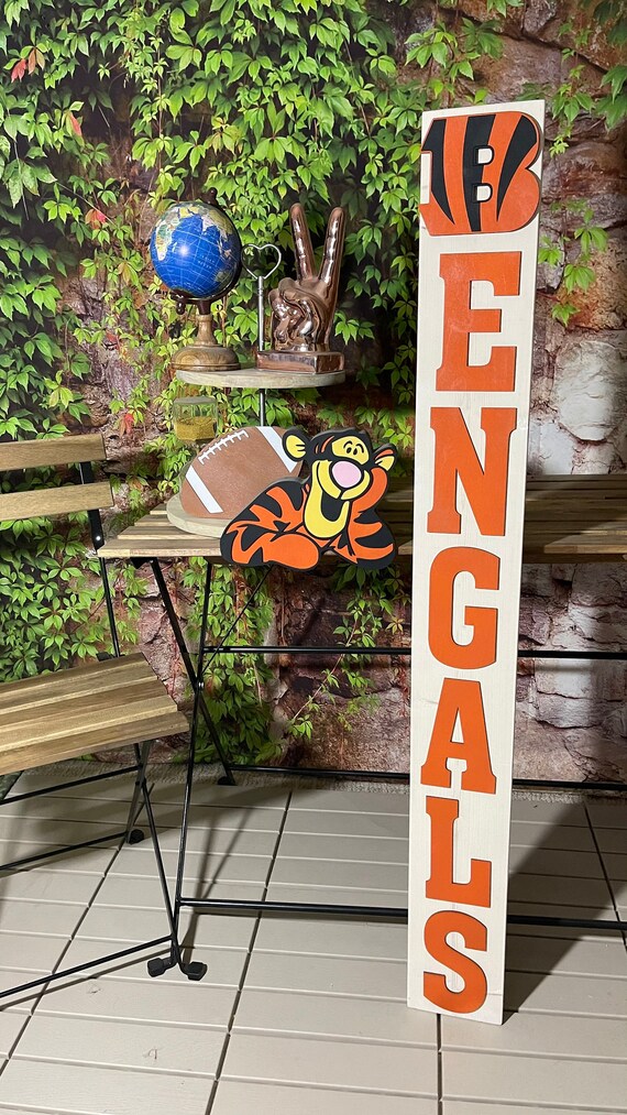Cincinnati Bengals Welcome Sign Leaner - Etsy