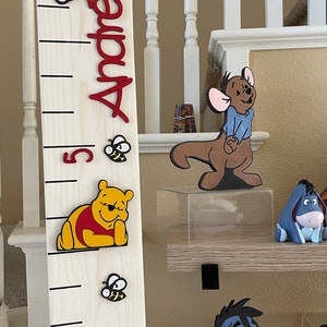 Winnie the Pooh Growth Chart Disney Inspired - Etsy