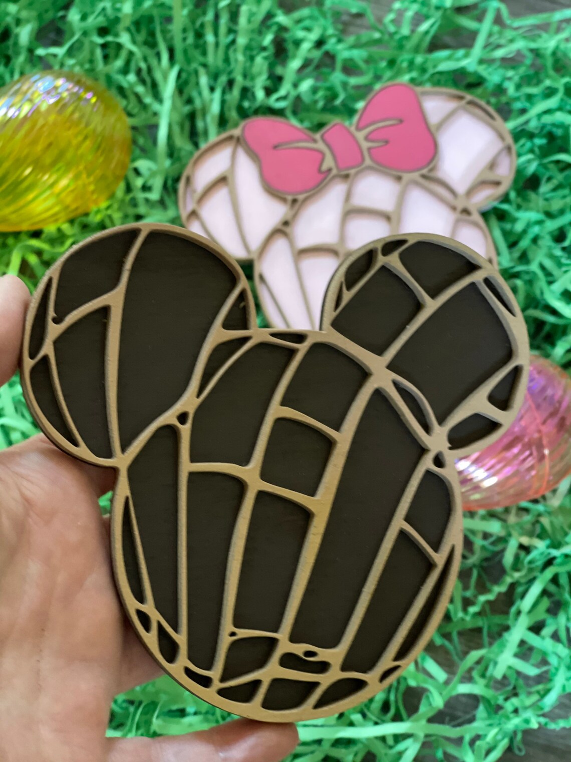 Concha Pan Dulce Mickey or Minnie Mouse Disney Inspired MAGNET - Etsy