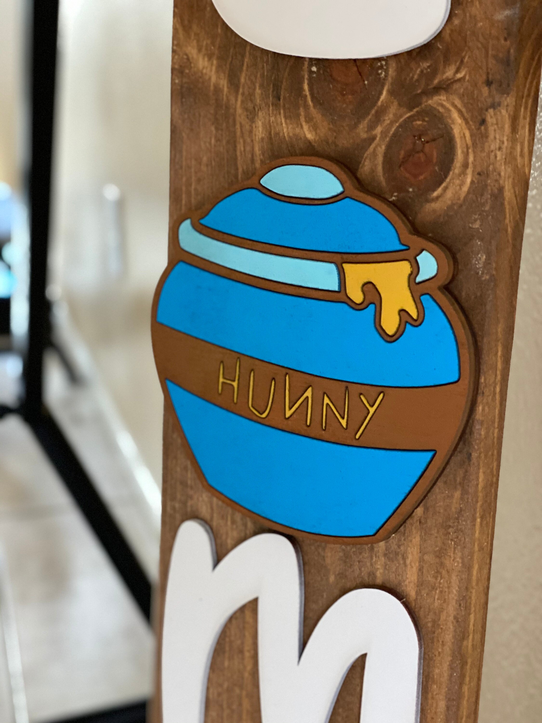 Home Disney inspired Winnie the Pooh Hunny Sign Rare Find | Etsy