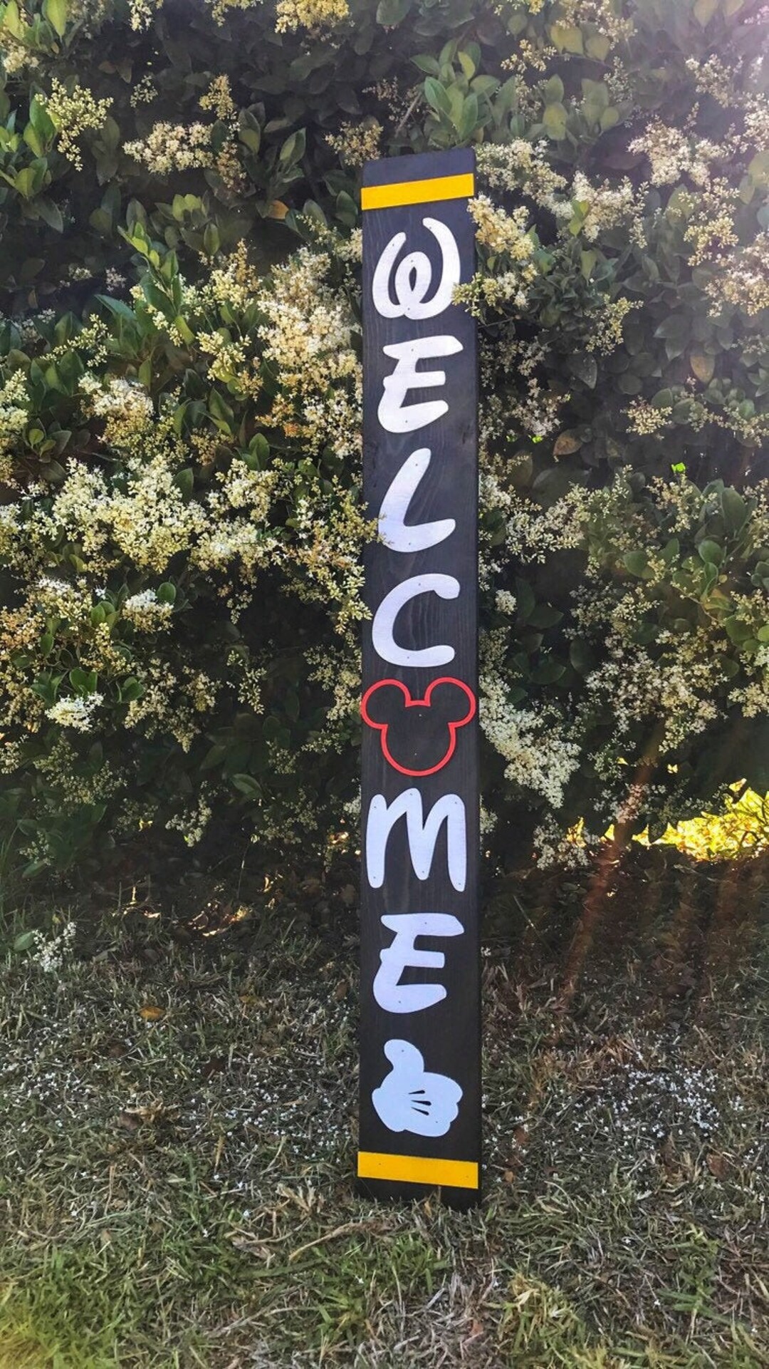 Mickey Mouse Welcome Sign Disney - Etsy