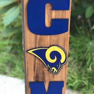 La Rams Welcome Sign - Etsy