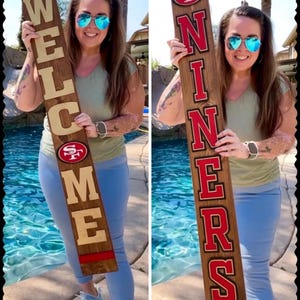 San Francisco 49ers Welcome Sign - Etsy
