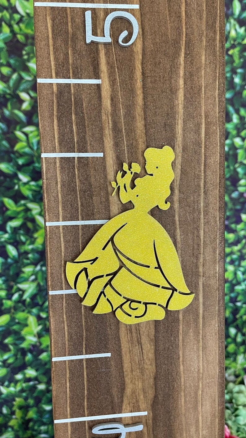 Pretty Princess Edition Growth Chart Disney Inspired Ruler - Etsy