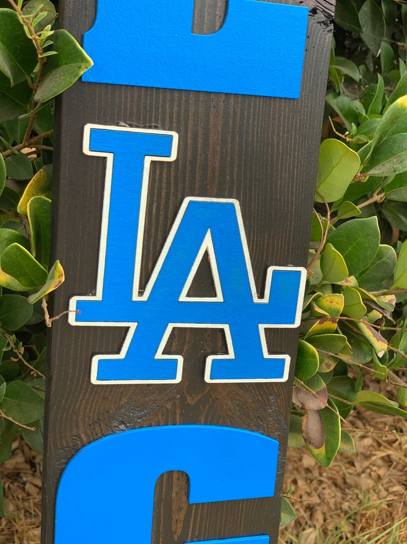 LA Dodgers Welcome Sign - Etsy