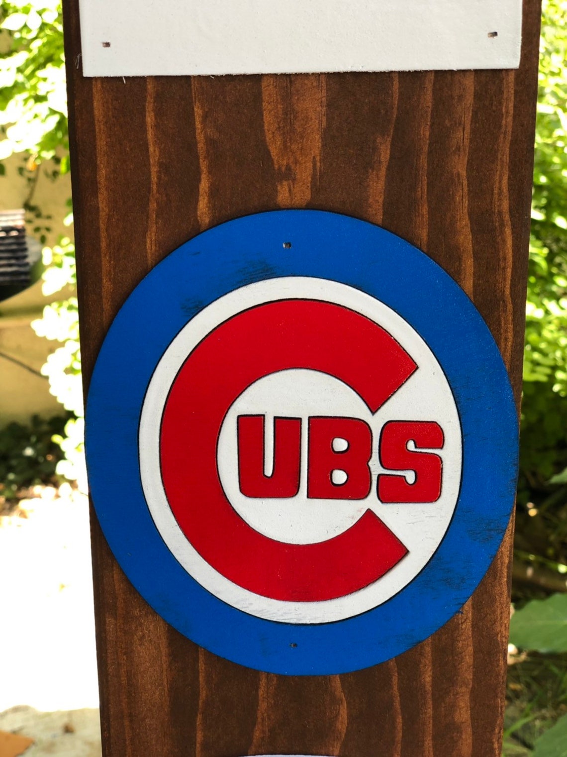 Cubs/Bears Chicago Reversible Welcome Sign | Etsy