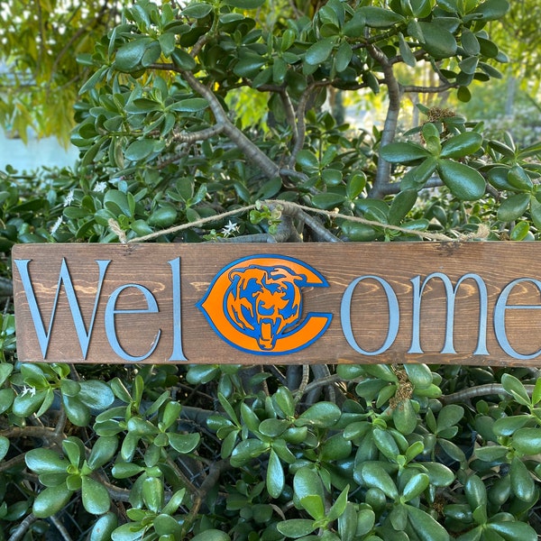Chicago Bears Door Sign - Etsy