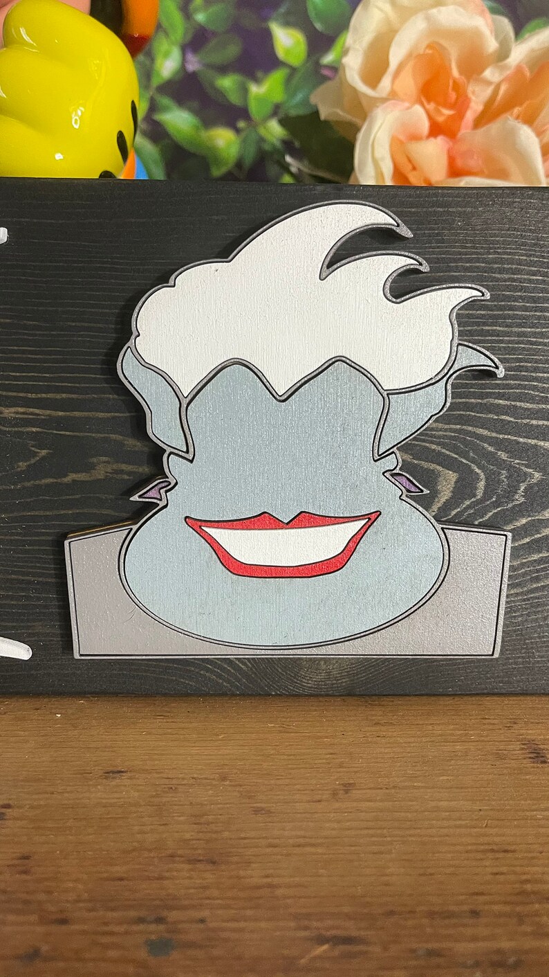 Disney Inspired Villains Magnets Only Rare Find Ursula | Etsy