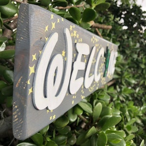 Tinkerbell Peter Pan Disney Welcome Sign - Etsy