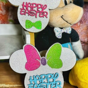 Happy Easter Mickey or Minnie Mouse Ears Magnet Only | Disney Ears ...