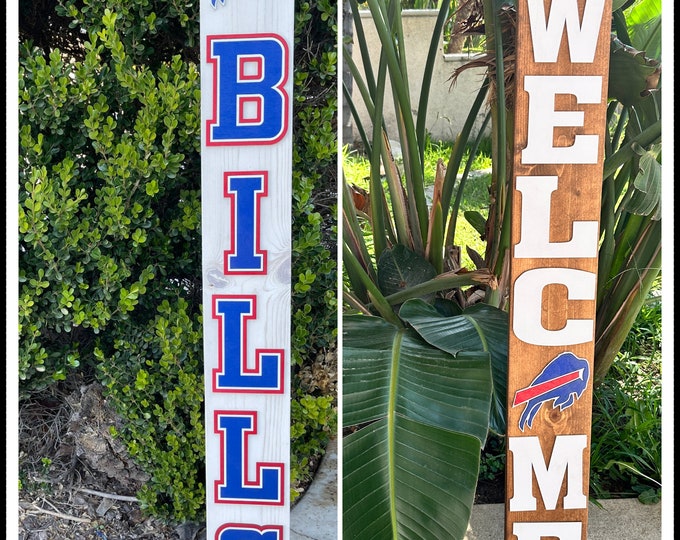 Buffalo Bills Welcome Sign | Buffalo Bills Sign | Football Sign ...