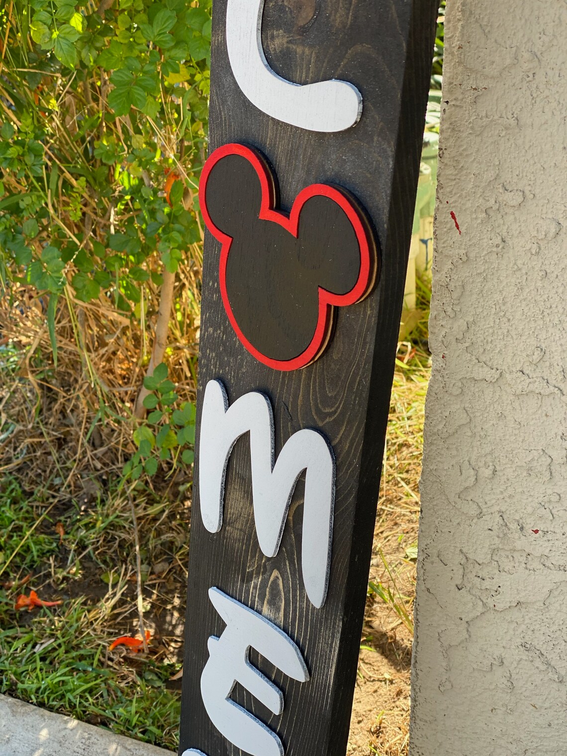 Mickey Mouse Inspired Interchangeable Seasons Welcome Sign | Etsy Canada