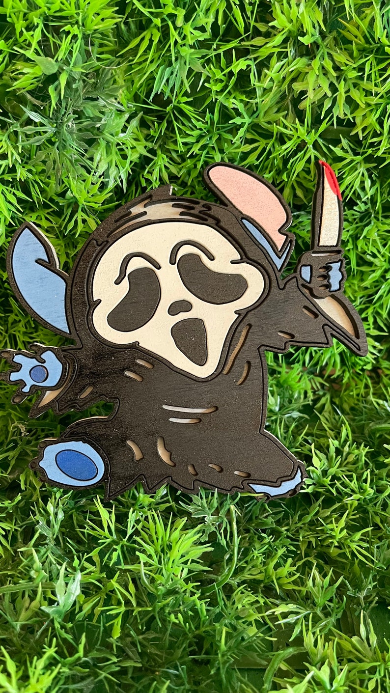 Stitch Halloween Costume Scream the Movie Magnet Only Disney - Etsy