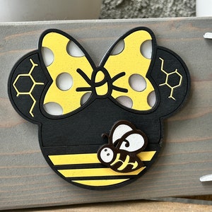Bumblebee Minnie Mouse Magnets Only Interchangeable Piece for Home Sign ...