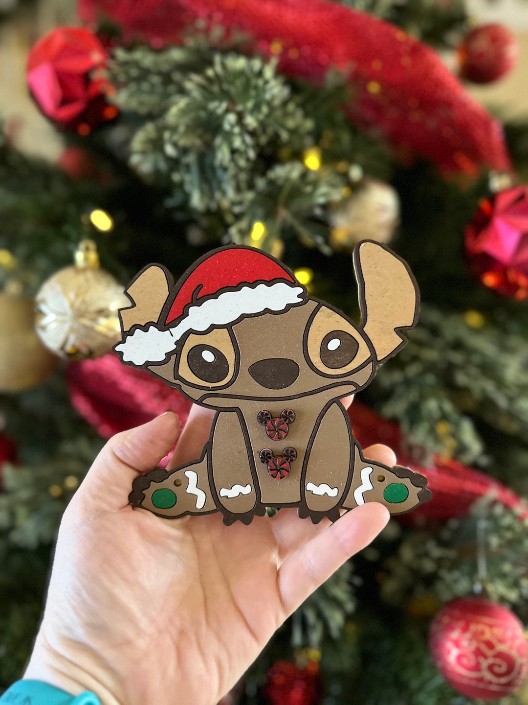 Stitch Gingerbread Magnet Only Disney Ears Mickey Mouse Ears Disneyland ...