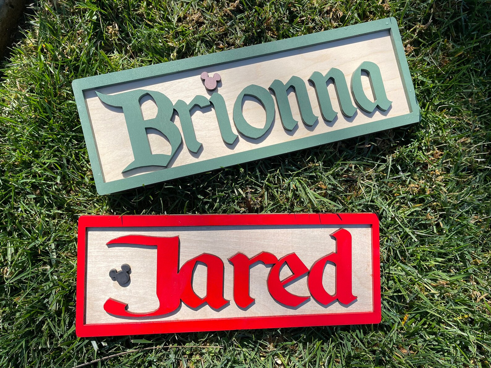 Disneyland Park Font Custom Name Wooden Decor | Etsy