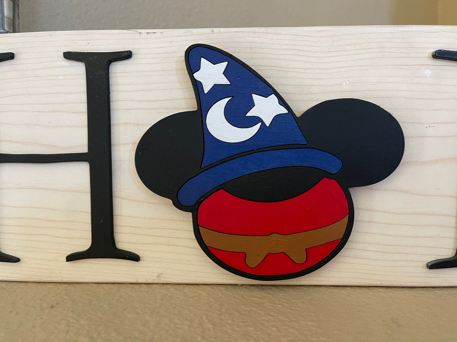 Mickey Mouse Sorcerer Hat Disney Inspired Large Magnet - Etsy