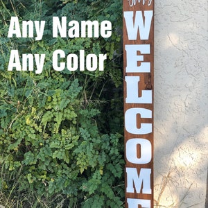 Custom WELCOME Signs Personalized - Etsy