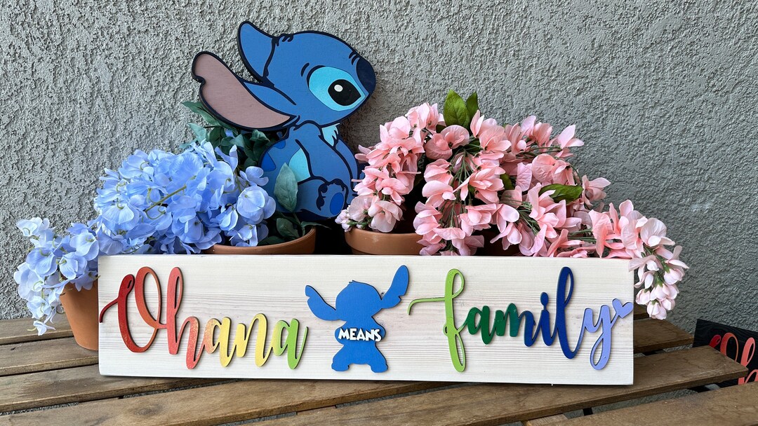 Ohana Means Family Disney Inspired Sign - Etsy