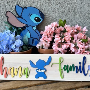 Ohana Means Family Disney Inspired Sign - Etsy