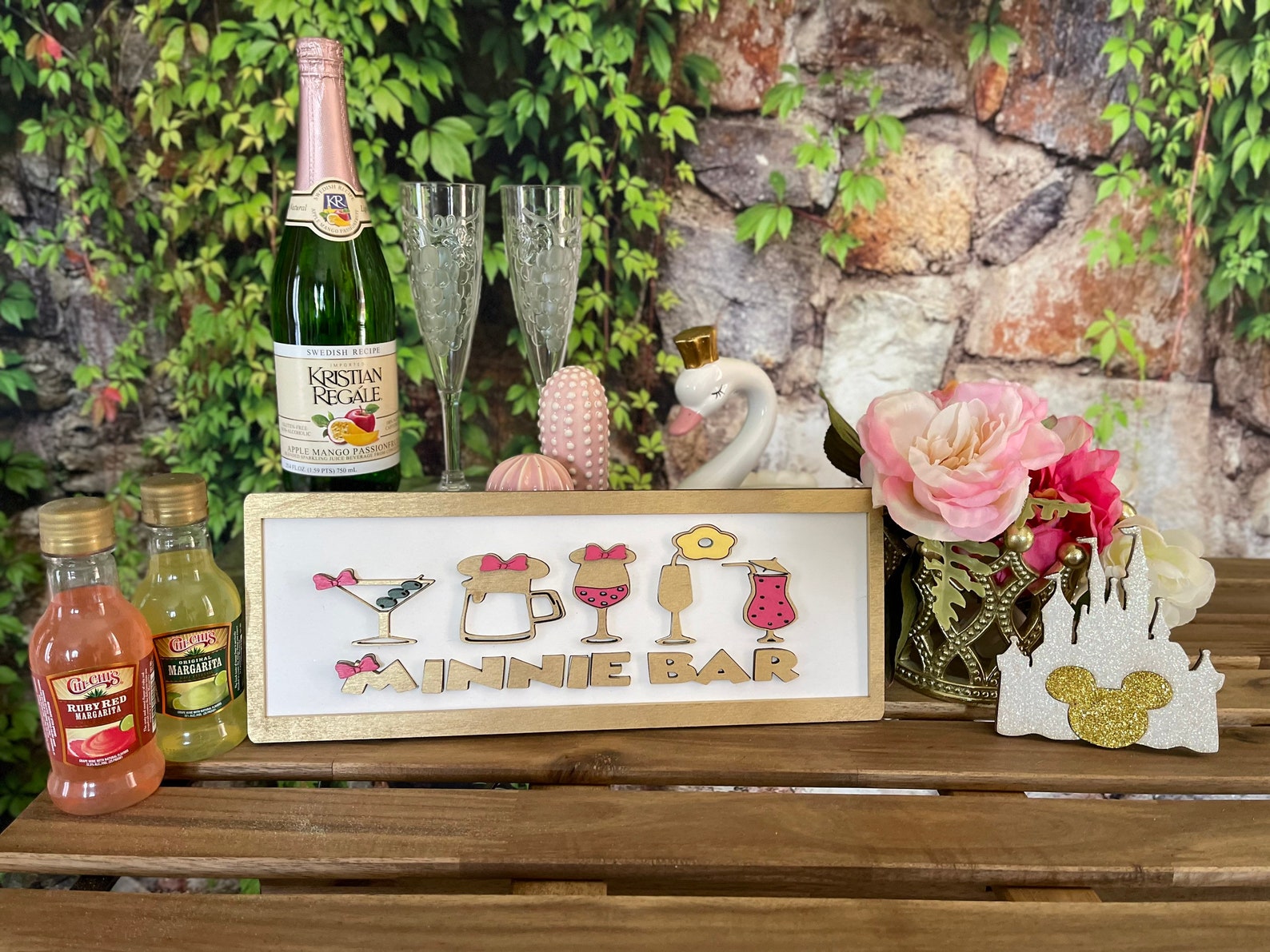 Minnie Bar Minnie Mouse Inspired Sign Wood - Etsy