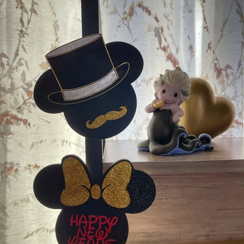 Mickey and Minnie Large Wooden Sign Rare Find Disney Inspired | Etsy