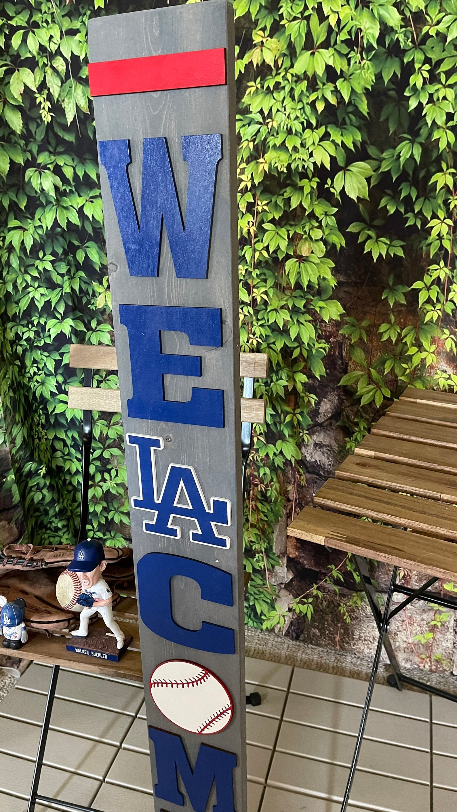 LA Dodgers Welcome Sign - Etsy