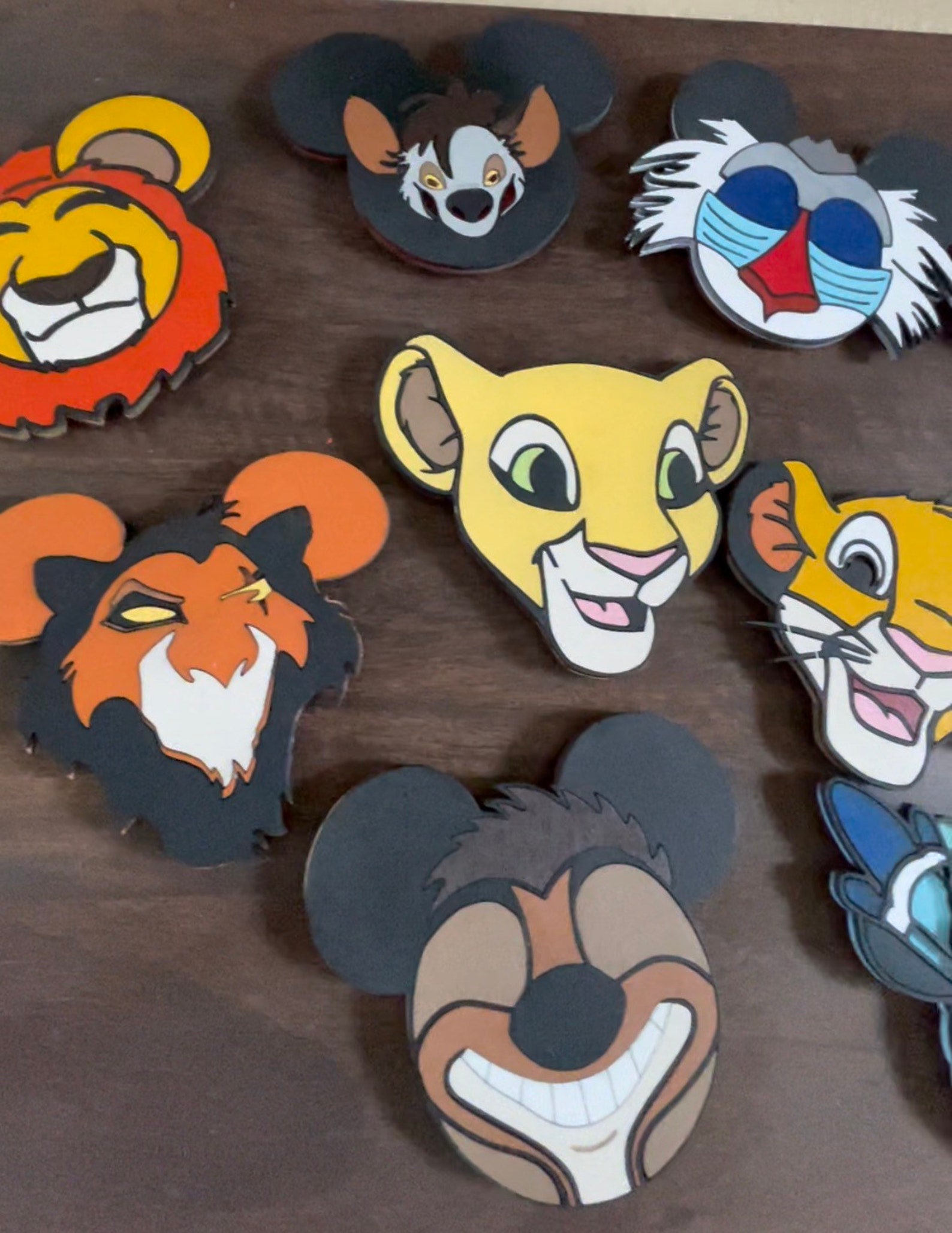 Lion King Large Magnets Disney Rare Find Simba Mufasa | Etsy