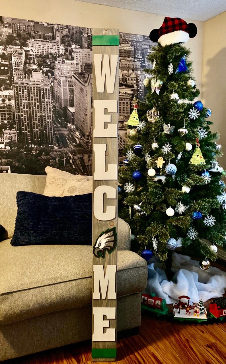 Philadelphia Eagles Welcome Sign | Etsy