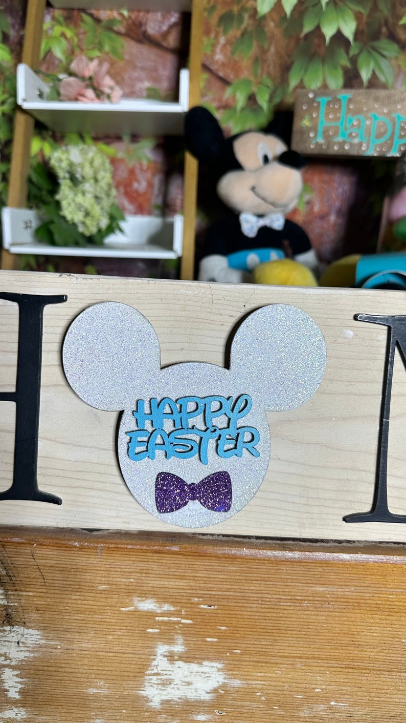 Happy Easter Mickey or Minnie Mouse Ears Magnet Only Disney - Etsy