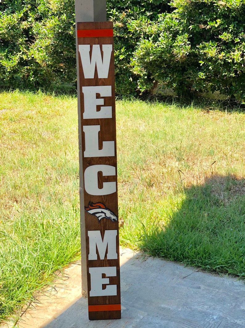 Denver Broncos Welcome Sign - Etsy