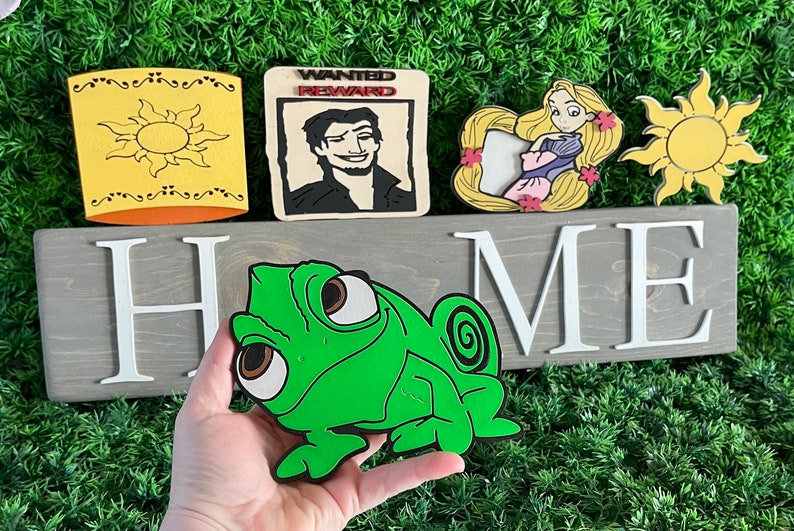 Tangled Magnets Disney Inspired Interchangeable Piece Rapunzel - Etsy