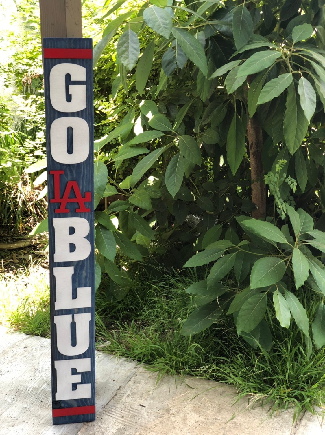 Wall Decor Home & Living Wall Hangings Los Angeles Dodgers wood sign ...