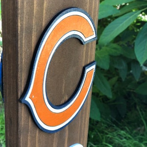 Cubs/bears Chicago Reversible Welcome Sign - Etsy