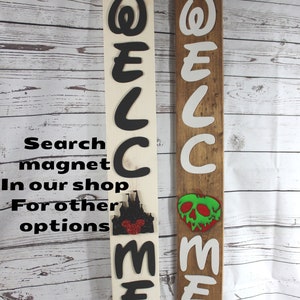 Mickey Mouse Inspired Interchangeable Seasons Welcome Sign - Etsy