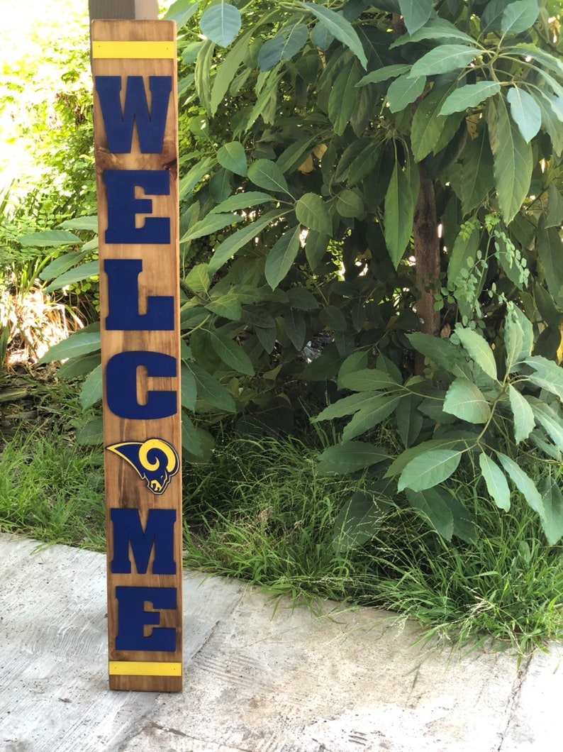 La Rams Welcome Sign - Etsy