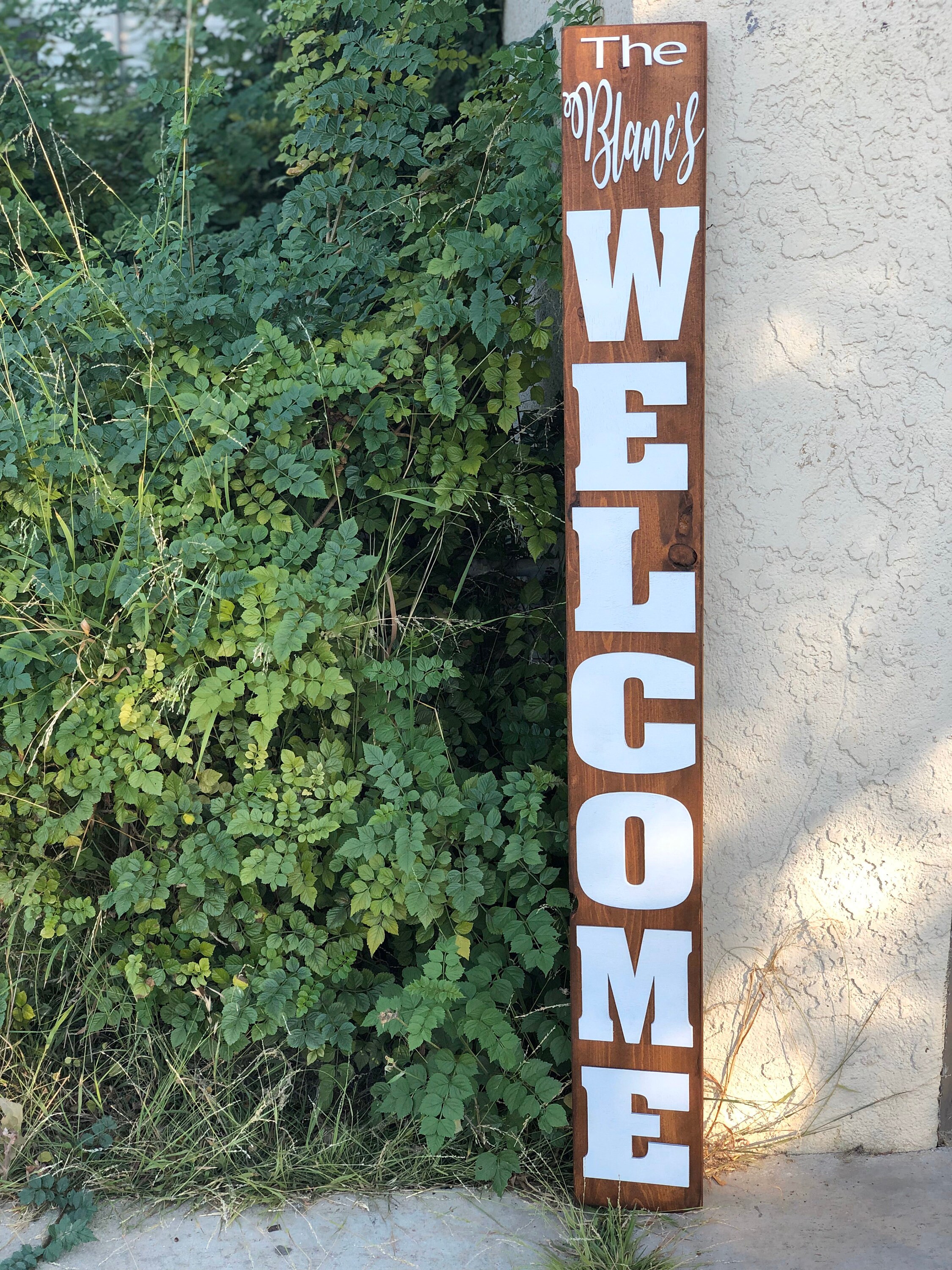 Custom WELCOME Signs Personalized - Etsy