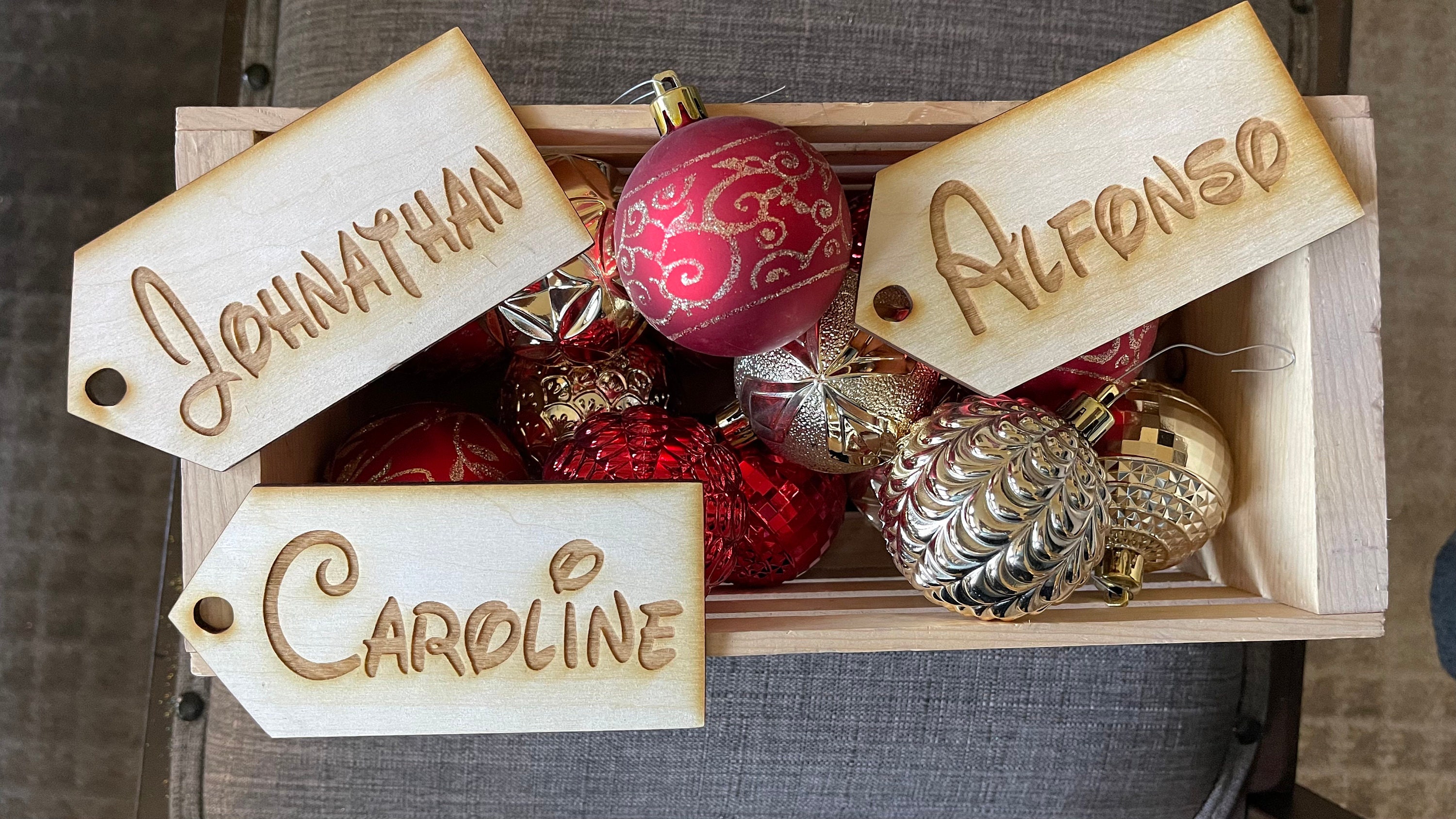 Custom Name Engraved Gift Tag Birthday Tag Gift Tag - Etsy