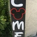 Mickey Mouse Welcome Sign Disney - Etsy