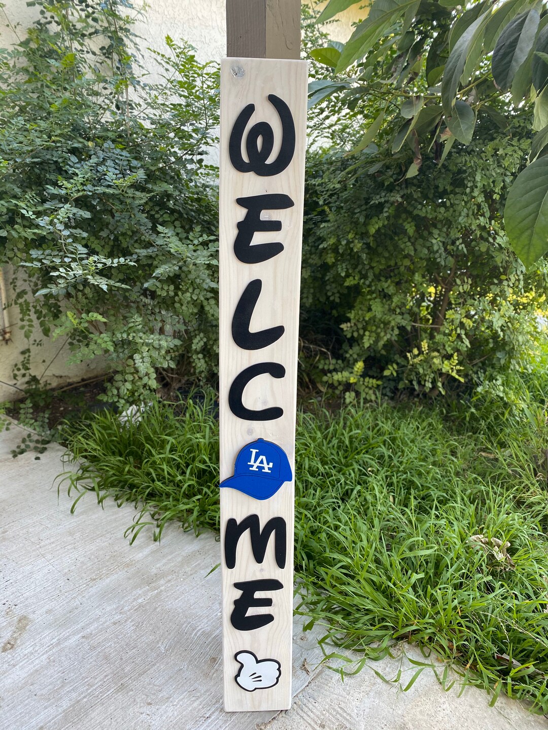 Welcome Sign Los Angeles Dodgers Welcome Disney - Etsy