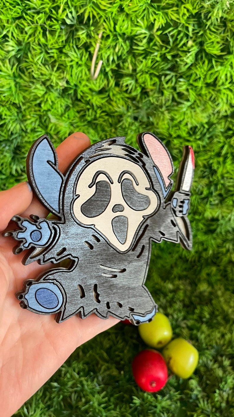 Stitch Halloween Costume Scream the Movie Magnet Only Disney - Etsy