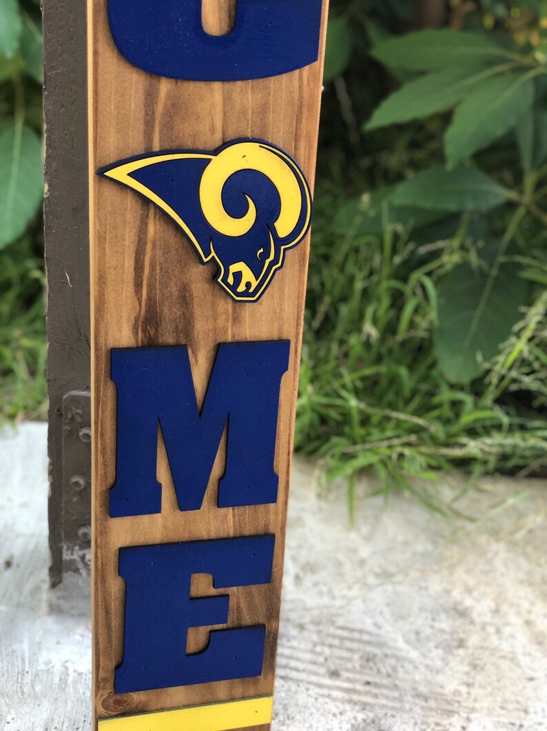 La Rams Welcome Sign | Etsy